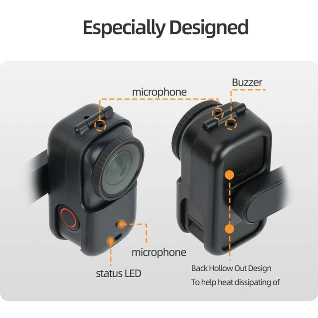 STABLE FIXATION COLD Shoe Mount for Action Cameras Providing Reduced ...