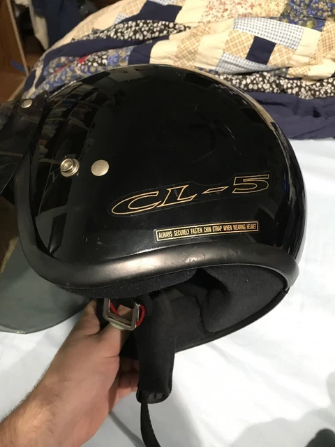 HJC HELMET CL-5 Motorcycle Drag Racing Snell M95 DOT Size Medium $31.62 ...