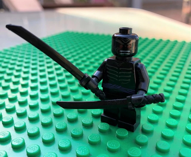 LEGO NINJAGO ANGRY WARRIOR Minifigure Master Katana Back Torso Sword ...