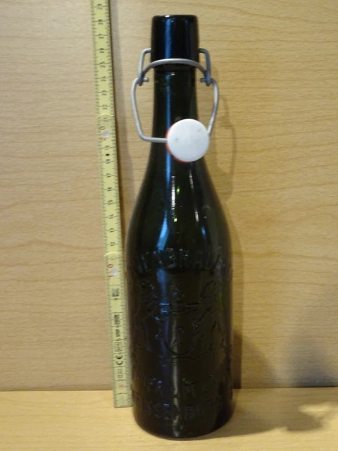 ALTE PRÄGEFLASCHE/BIERFLASCHE LÖWENBRAUEREI Arauner & Pflaumer ...