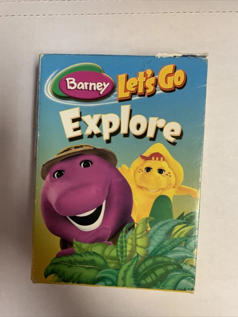 BARNEY - BARNEY - Let's Go Explore Pack - DVD - Box Set DISKS CLEAN $80 ...