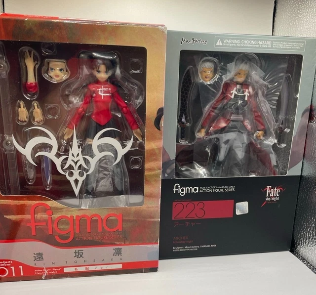 FATE/STAY NIGHT FIGMA Rin Tohsaka Archer EMIYA 2kinds Set Max Factory ...