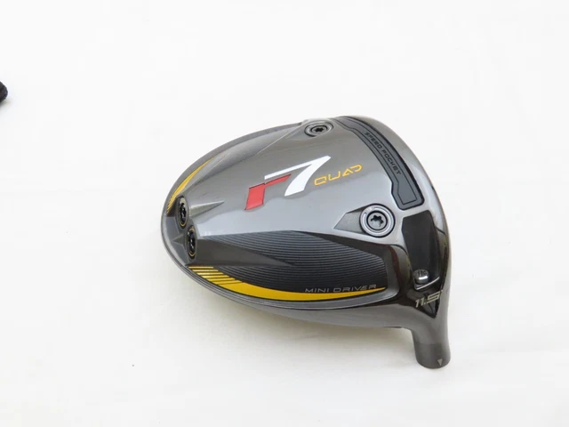 RH 2025 TAYLORMADE R7 Quad Mini Driver 11.5* Driver Head Only + HC Quad ...