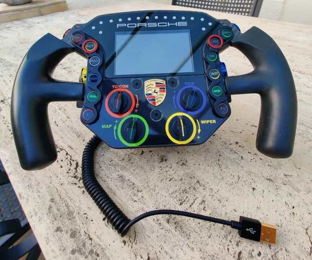 PORSCHE RSR WHEEL Fanatec Simucube Sim wheel Simracing Lenkrad mit ...