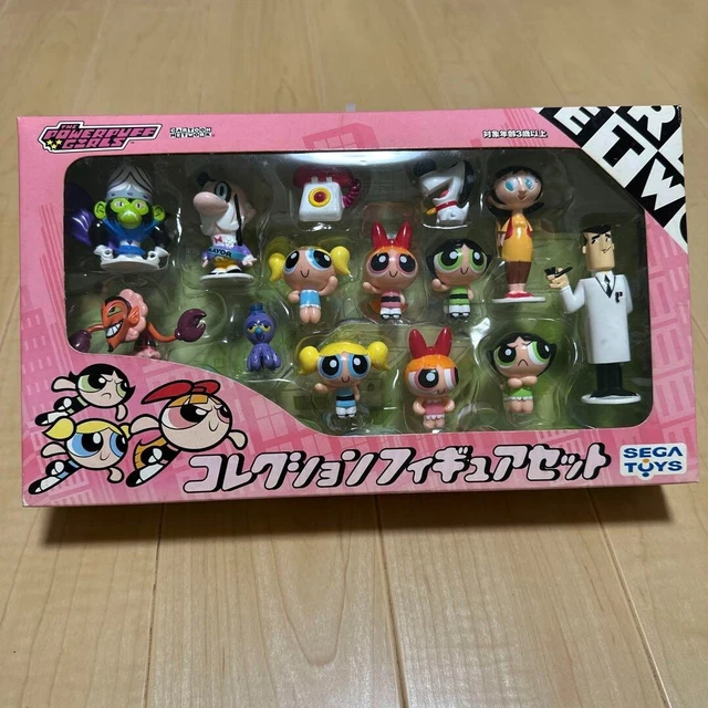 POWERPUFF GIRLS COLLECTION Figure Cartoon Network SEGA TOYS PPG SET ...