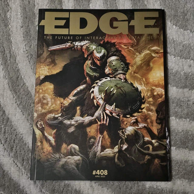 EDGE MAGAZINE DOOM The dark Ages Issue 408 April 225 New Very Thick £18 ...