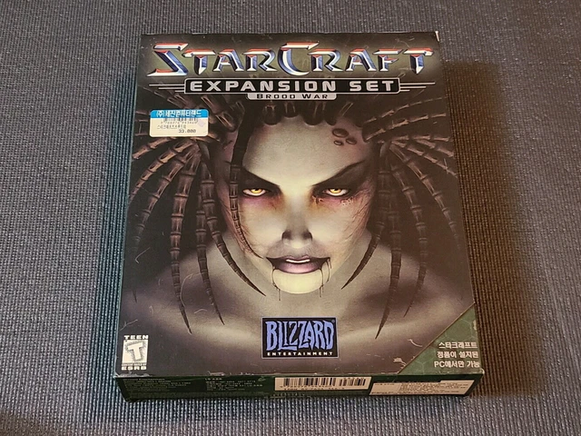 STARCRAFT EXPANSION BROOD War PC Retro Game Korean Version for Windows ...