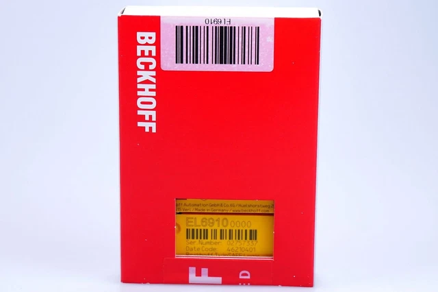 Beckhoff El6910 Ethercat Terminal Kommunikations Interface Twinsafe Logic Nip Eur 2 117 41