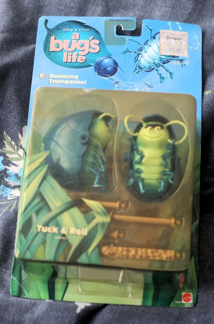 DISNEY PIXAR A Bugs Life Tuck & Roll 3" Action Figures 1998 Boxed New £ ...