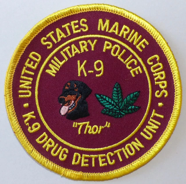ECUSSON/INSIGNE/PATCH: UNITED STATES Marine Corps. K9 Drug Detection ...