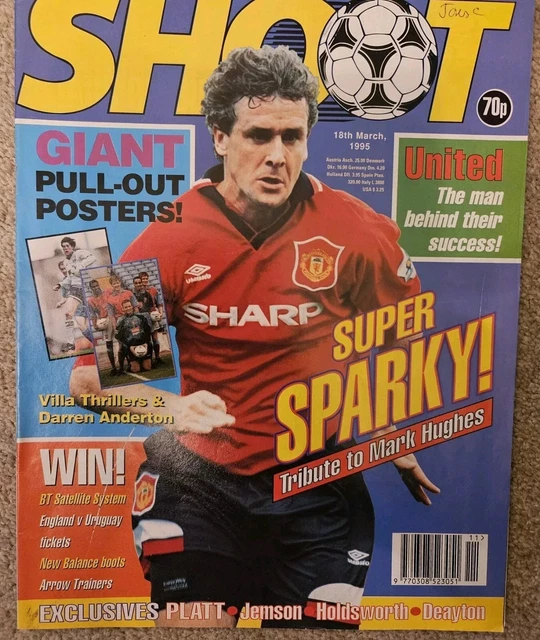 VINTAGE SHOOT FOOTBALL Magazine - 18Th March 1995 - Super Sparky ...
