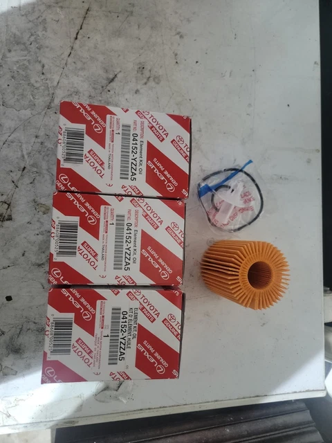 TOYOTA 4RUNNER, FJ Cruiser, Tundra Oil Filter Set Of (3) Genuine Oem ...