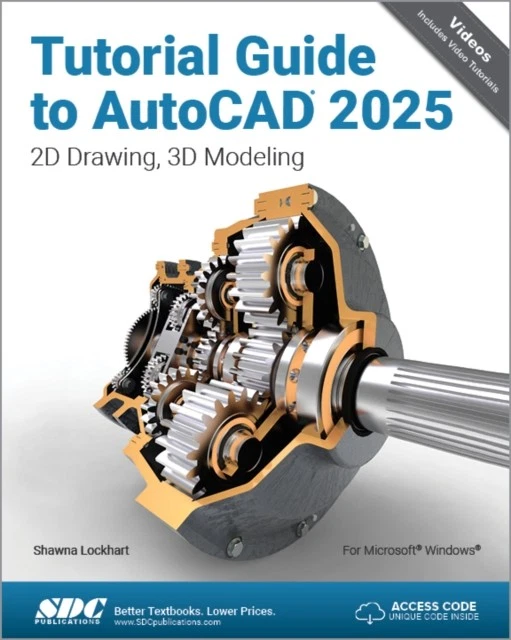 TUTORIAL GUIDE TO AutoCAD 2025 by Shawna Lockhart (Paperback Book) £65.94 - PicClick UK