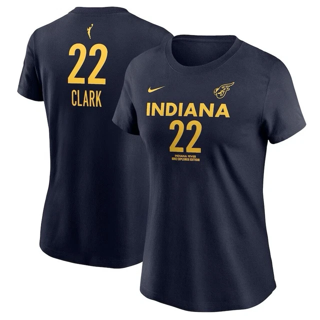 WOMEN’S INDIANA FEVER Caitlin Clark Nike Navy 2024 WNBA Draft T-Shirt ...