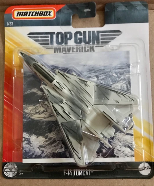 MATCHBOX SKY BUSTERS TOP GUN MAVERICK F-14 TOMCAT Fighter Jet 1/33 £10.58 - PicClick UK