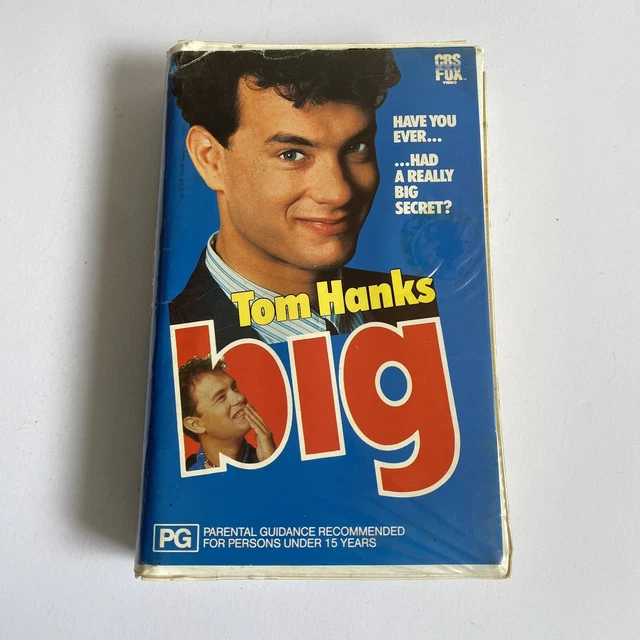 BIG (VHS, 1988) Clamshell VHS Video Ex Rental CBS FOX Comedy Tom Hanks ...