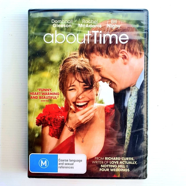 ABOUT TIME DVD 2013 Romance, Rachel McAdams, Domhnall Gleeson, Region 2 ...
