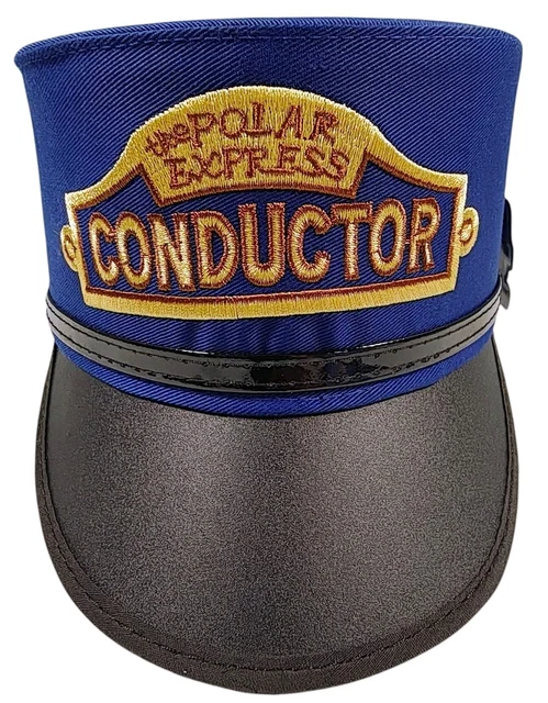 POLAR EXPRESS TRAIN Kids Conductor Hat Cap - Warner Brothers - Size ...