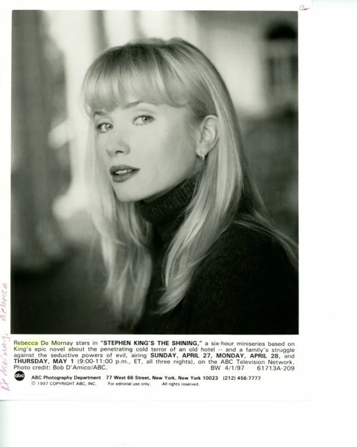 REBECCA DE MORNAY STEPHEN KING'S THE SHINING TV foto stampa originale 7X9 EUR 30,00 - PicClick IT