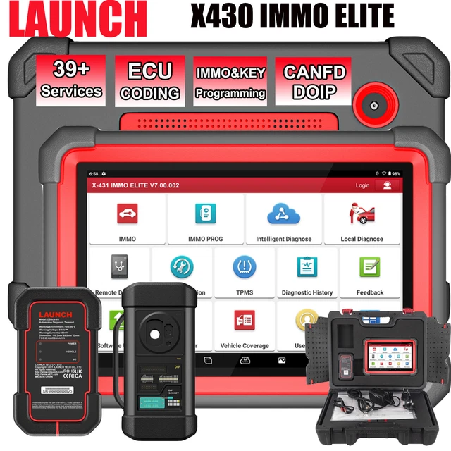 LAUNCH X431 IMMO elite PRO 5 Key Programming Tool Full System ...