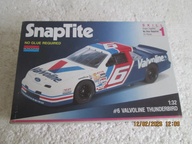 1/32 MONOGRAM #6 Valvoline Thunderbird Snap Tite Model Kit (1087) £19. ...