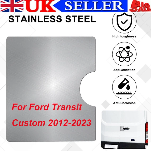 FOR FORD TRANSIT Custom 2012 - 2023 Rear Barn Door Anti-Theft Plate ...
