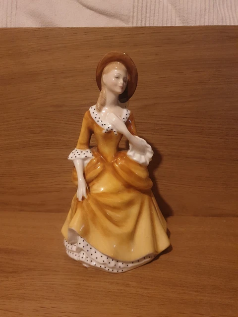 VINTAGE BONE CHINA Lady Figurine 'Sandra', Royal Doulton HN2275 by ...