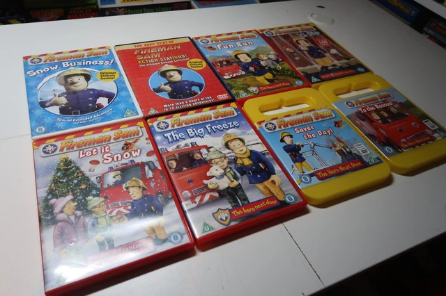 FIREMAN SAM / Bundle DVD's Job Lot Kids Cartoons 8 DVD'S £16.14 ...