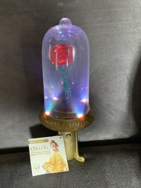 DISNEY PARKS BEAUTY and The Beast Belle Enchanted Rose Light Up Musical ...