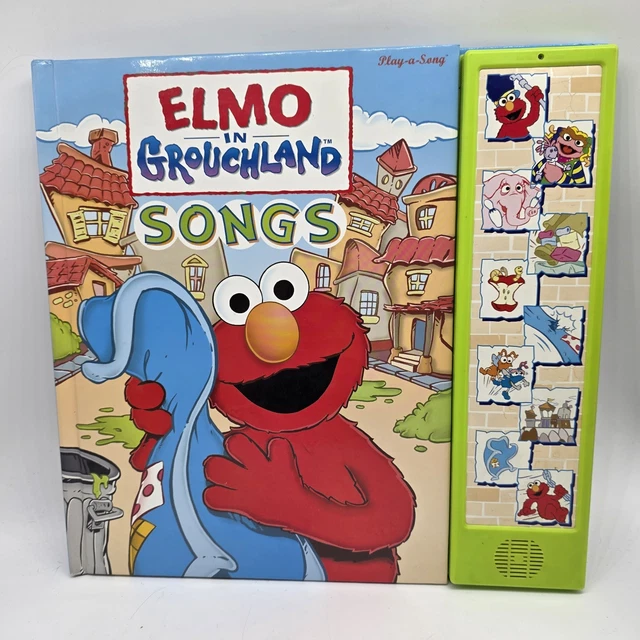 *READ RIPPED* VTG Elmo In Grouchland Play A Song Book 1999 Works New ...
