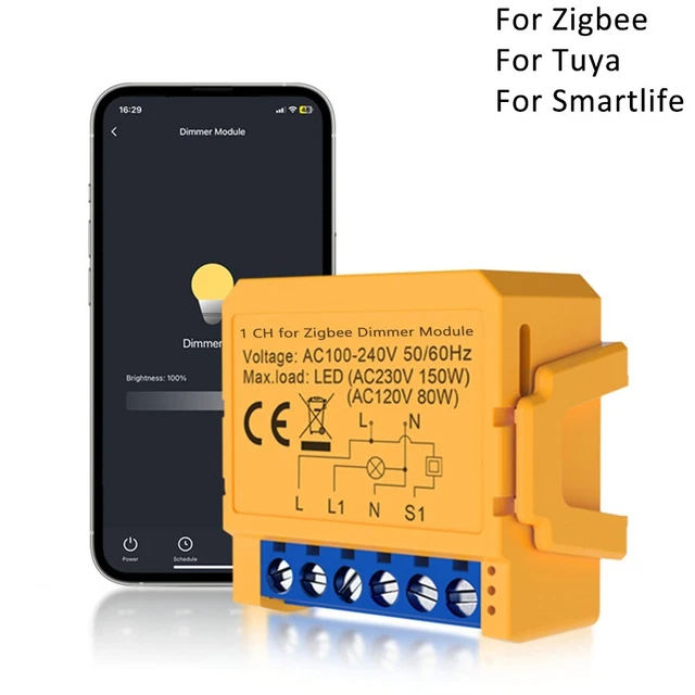 FOR ZIGBEE FOR Tuya Smart Dimmer Switch Module for 12 Gang Lights APP ...