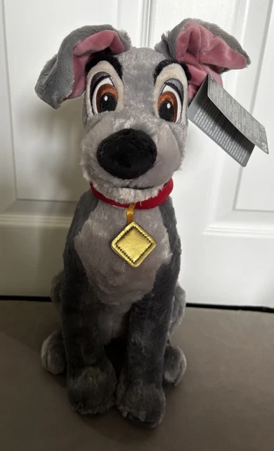 DISNEY STORE LADY And The Tramp ‘Tramp’ 16" Soft Toy Plush Dog - New ...