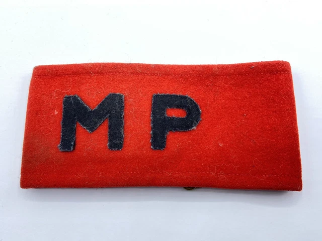 WW2 PERIOD BRITISH Army Royal Military Police RMP MP Armband/ Brassard ...