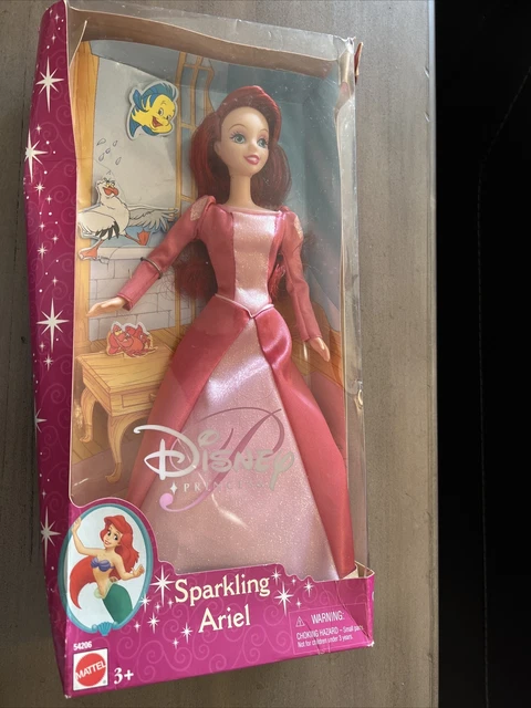 MATTEL DISNEY PRINCESS Sparkling Ariel The Little Mermaid 2001 Barbie ...