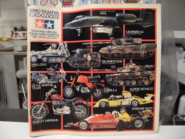 DISCONTINUED SHOWA RETRO 1980 Tamiya General Catalog Models Old Cars ...