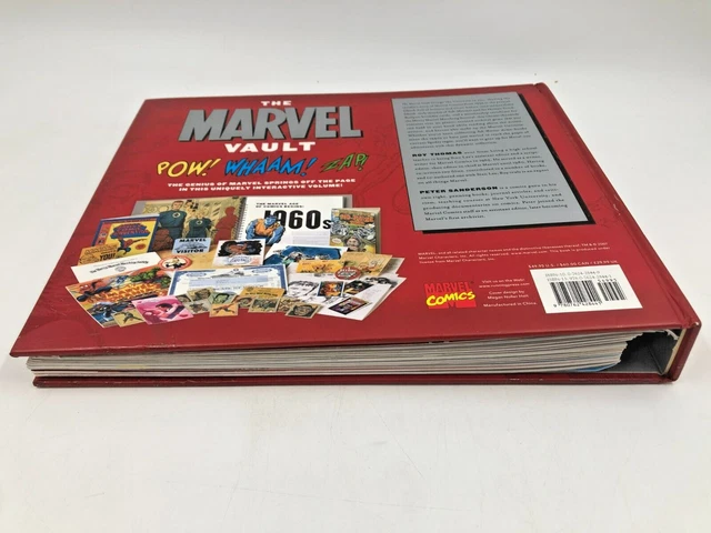 THE MARVEL VAULT A Museum-in-a-book with Rare Collectibles Binder Book ...