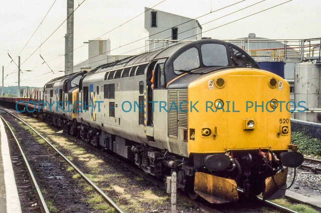 UK RAILWAY PHOTOGRAPH Of Class 37 Locomotive 37520. Rm37-1467 £1.70 ...