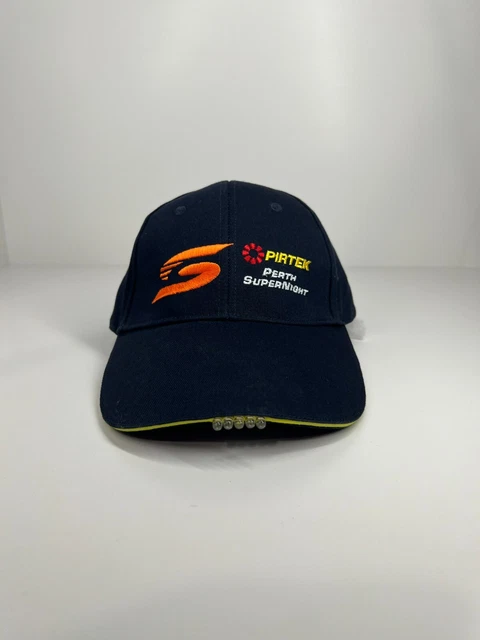 PIRTEK SUPERNIGHT BASEBALL cap hat blue adjustable one size fits most ...