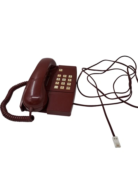 BRITISH TELECOM TELEPHONE Tele 9040 R Vintage Push Button Retro T2870 ...