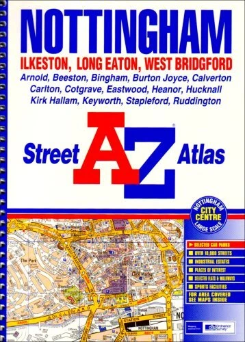 A-Z NOTTINGHAM ATLAS (Street Atlas),Geographers' A-Z Map Company EUR 4 ...