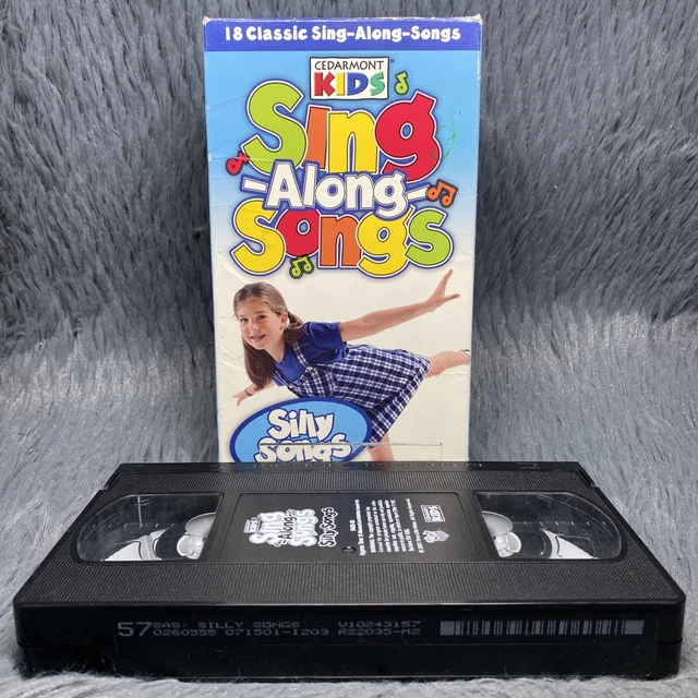 CEDARMONT KIDS SING Along Silly Songs VHS 1995 Video Tape Christian ...