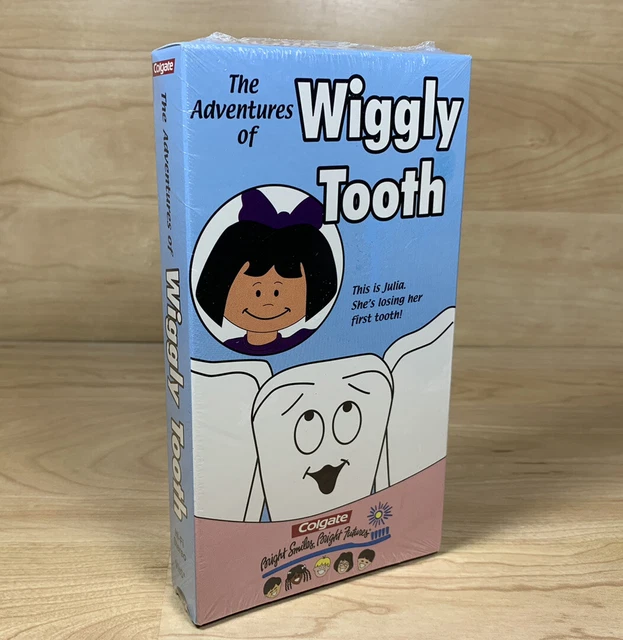 COLGATE PRESENTS THE Adventures of Wiggly Tooth VHS Cassette Factory ...