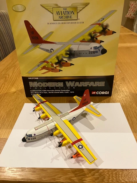 CORGI AA31308 LOCKHEED Dc-130A Hercules Drone Controller Scale 1:144 Us ...