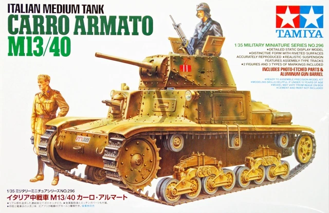 MAQUETTE TAMIYA 35296 Carro Armato M13/40 1 1/35 EUR 35,95 - PicClick FR