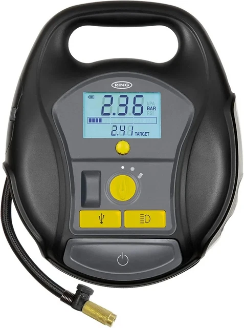 RING RTC6000 12V Cordless 4 in 1 Digital Car Electric Tyre Inflator £59 ...