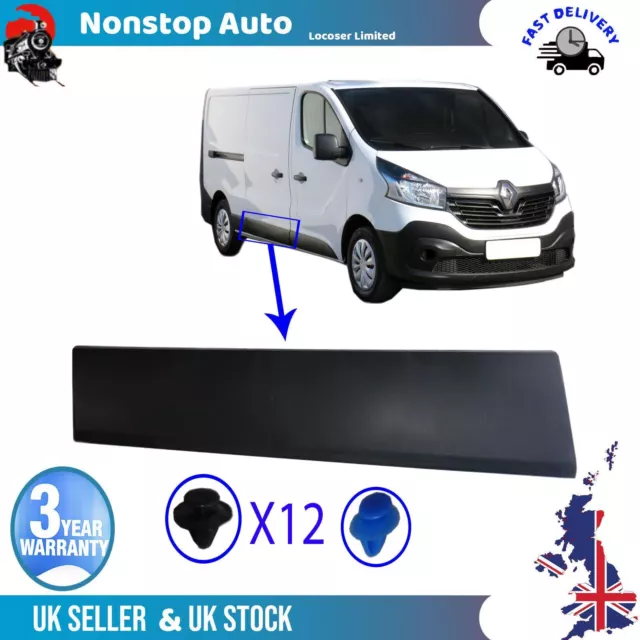 CÔTÉ PORTE MOULURE Panneau Garniture Droit Pour Renault Trafic Mk3 ...