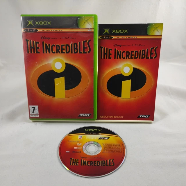 DISNEY PIXAR THE INCREDIBLES Xbox Original game includes manual £5.40 ...