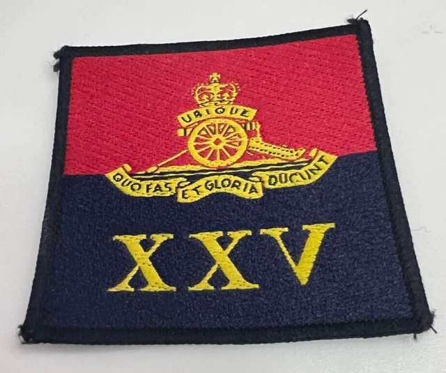 25TH FIELD REGIMENT Royal Artillery Cloth badge patch 70x70 mm £10.10 ...