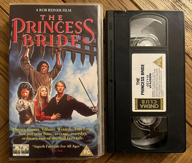 THE PRINCESS BRIDE - VHS Tape PAL Video Film Childrens Family Fantasy ...