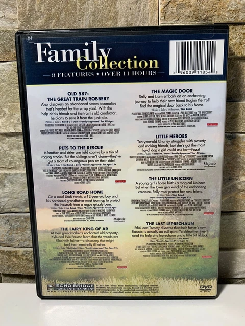 ECHO BRIDGE 8 Movie Family Collection DVD Box Set Kids Pets Little ...